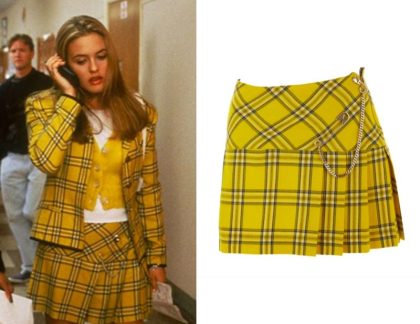 Clueless: Cher’s Yellow Plaid Skirt | Shopyourmovies