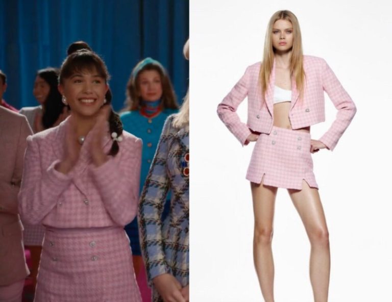 Barbie: Barbie’s Pink Houndstooth Skort | Shopyourmovies