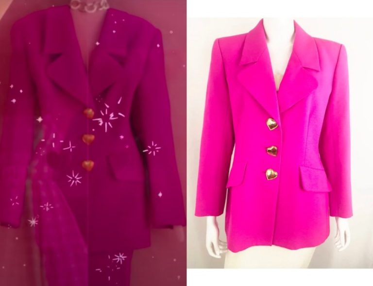 Barbie: Barbie’s Pink Blazer with Gold Heart Buttons | Shopyourmovies