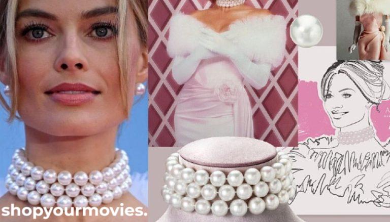 Barbie: Margot’s triple strand pearl necklace | Shopyourmovies