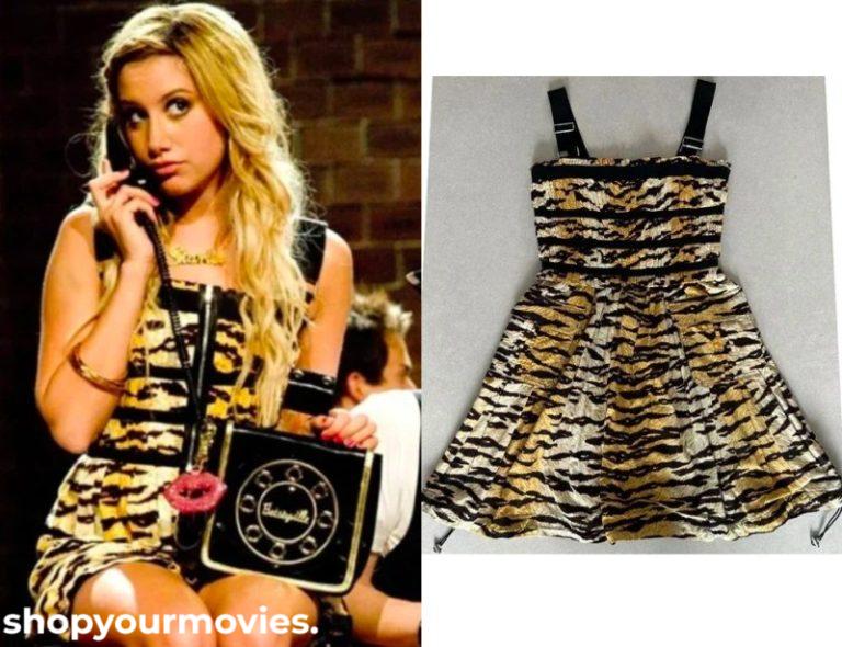 High School Musical 3: Sharpay’s Tiger Stripe Dress | Shopyourmovies
