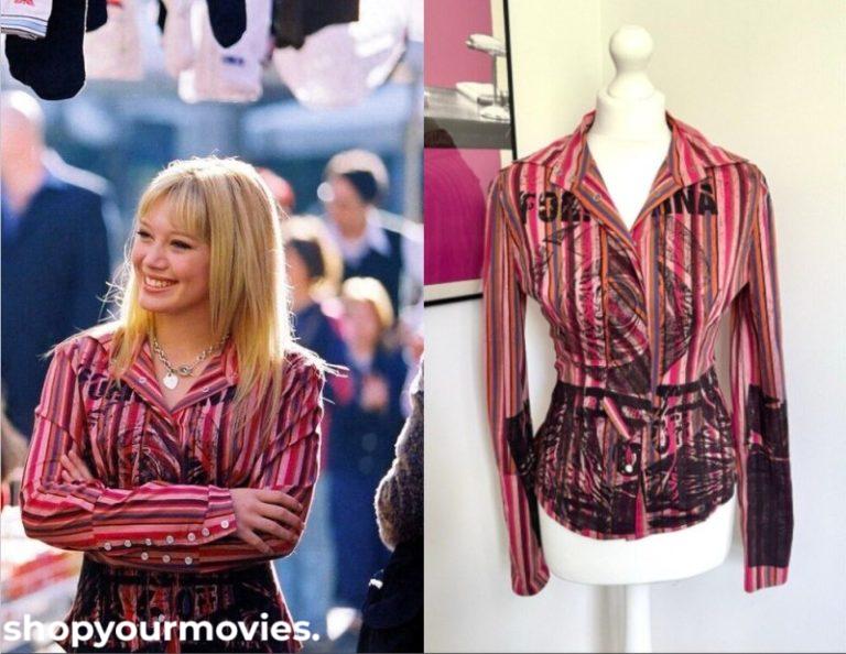 The Lizzie McGuire Movie: Lizzie’s Striped Button Down Shirt ...