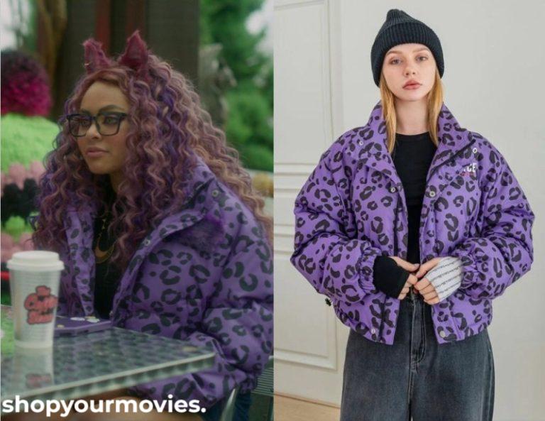 Monster High: Clawdeen’s Purple Leopard Print Coat | Shopyourmovies