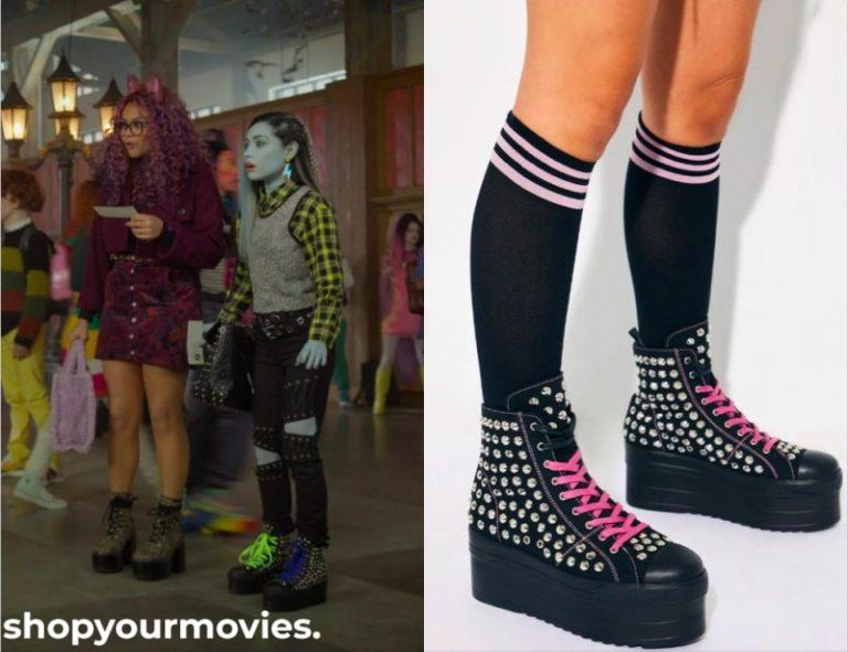 Monster High: Frankie’s Studded Platform Sneakers | Shopyourmovies
