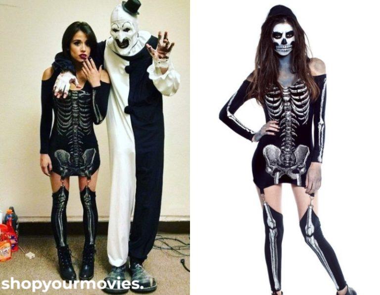 Terrifier: Tara’s Skeleton Print Mini Dress | Shopyourmovies