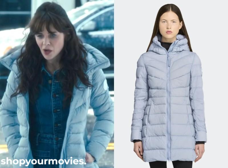 Merv: Zooey’s Quilted Puffer Coat | Shopyourmovies